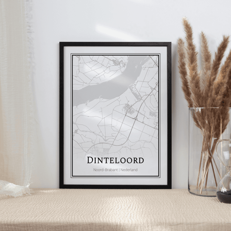 Plattegrond Dinteloord poster - Where It Happened