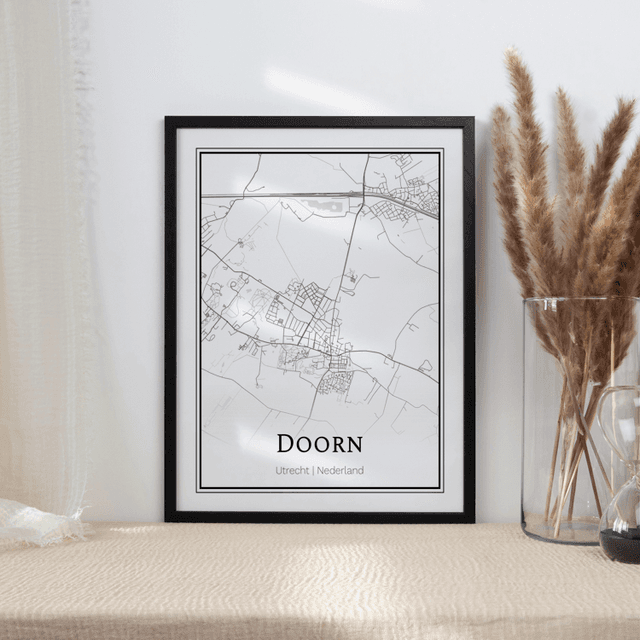 Plattegrond Doorn poster - Where It Happened