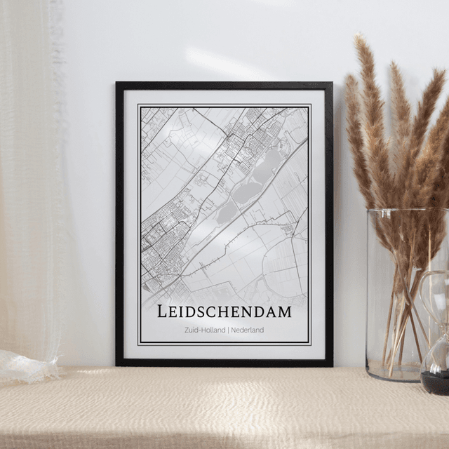 Plattegrond Leidschendam poster - Where It Happened
