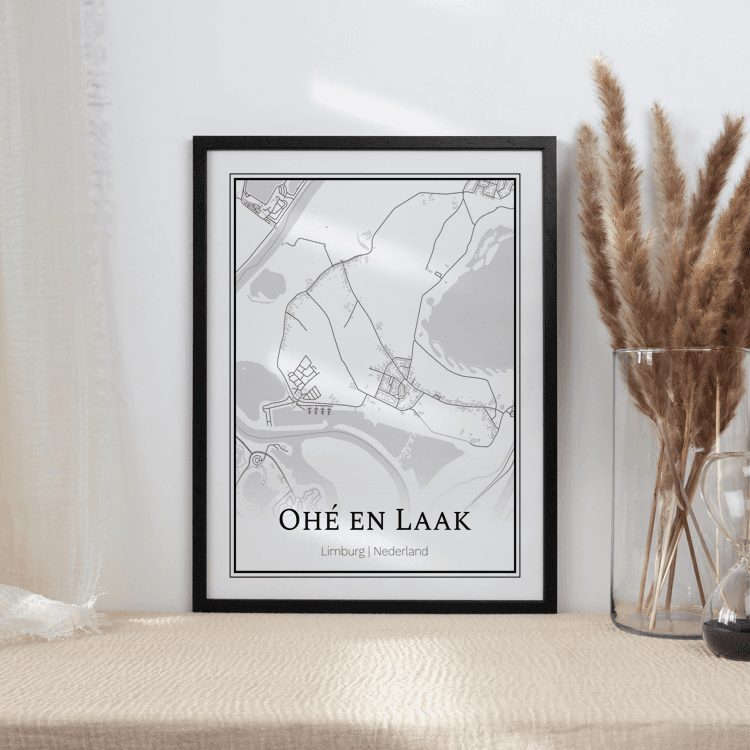 Plattegrond Ohé en Laak poster - Where It Happened