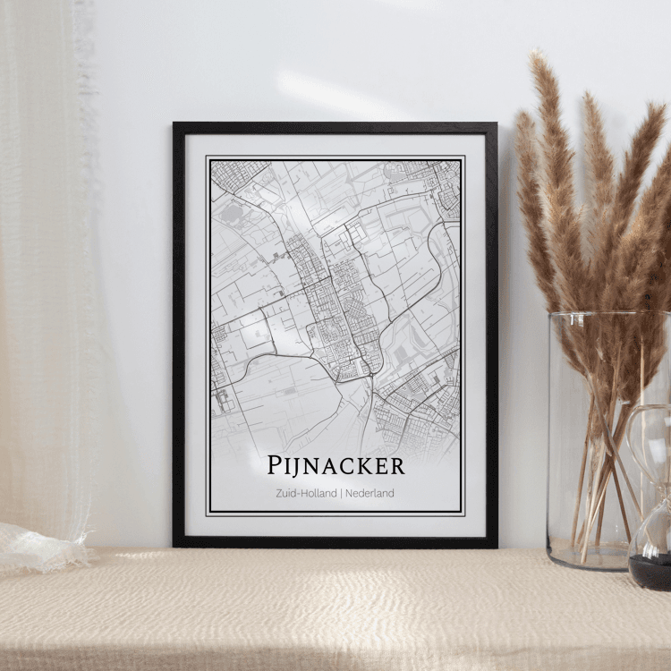 Plattegrond Pijnacker poster - Where It Happened
