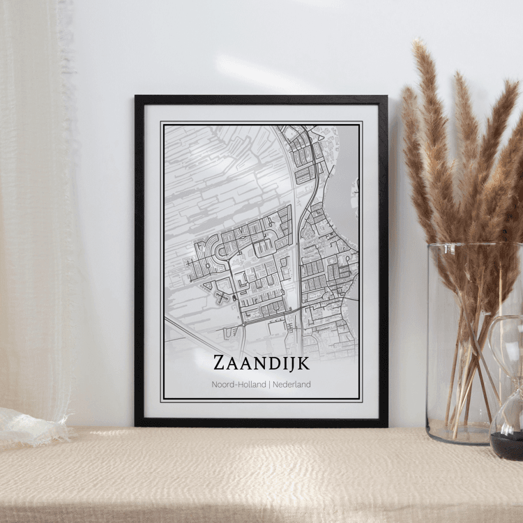 Plattegrond Zaandijk poster - Where It Happened