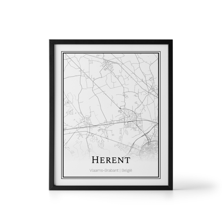 Plattegrond Herent poster - Where It Happened