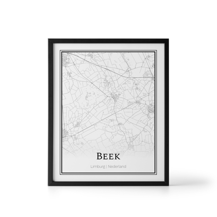 Plattegrond Beek poster - Where It Happened