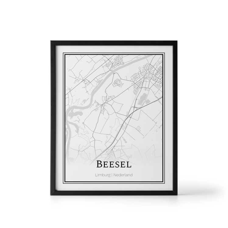 Plattegrond Beesel poster - Where It Happened