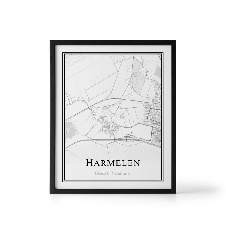 Plattegrond Harmelen poster - Where It Happened
