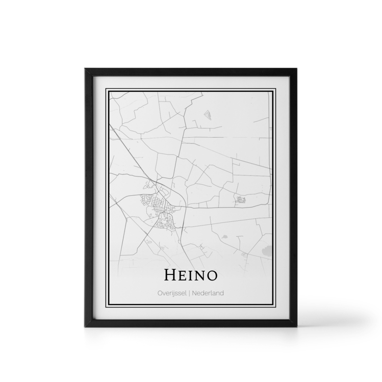 Plattegrond Heino poster - Where It Happened