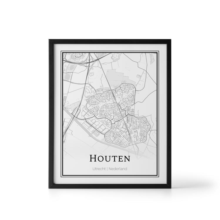 Plattegrond Houten poster - Where It Happened