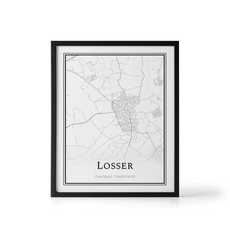 Plattegrond Losser poster - Where It Happened
