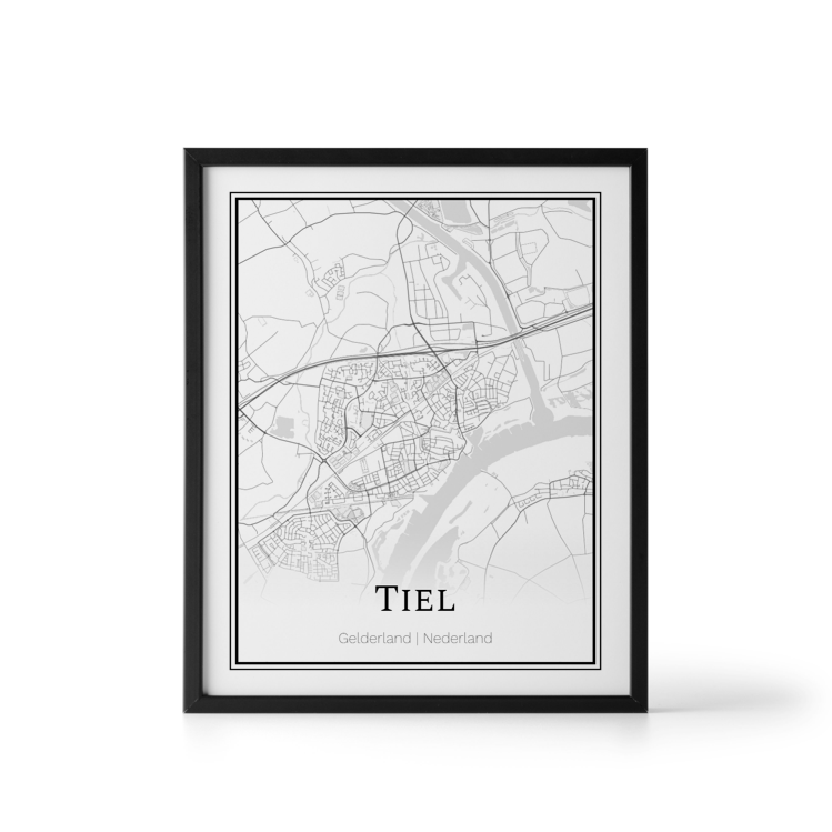 Plattegrond Tiel poster - Where It Happened