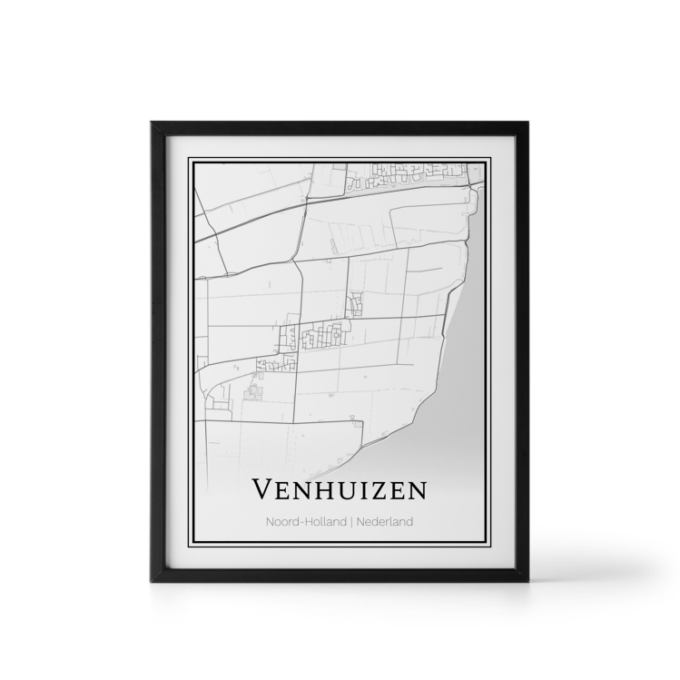 Plattegrond Venhuizen poster - Where It Happened