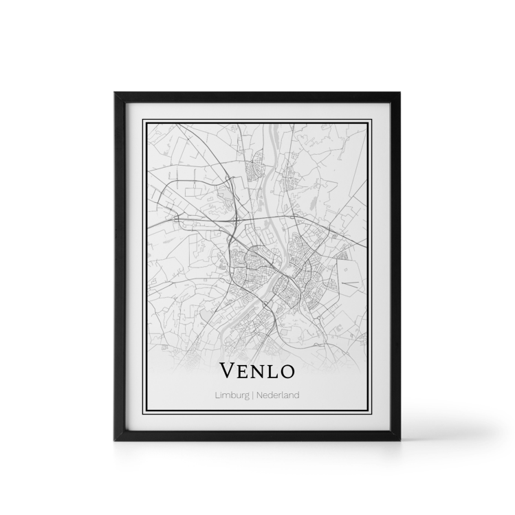 Plattegrond Venlo poster - Where It Happened