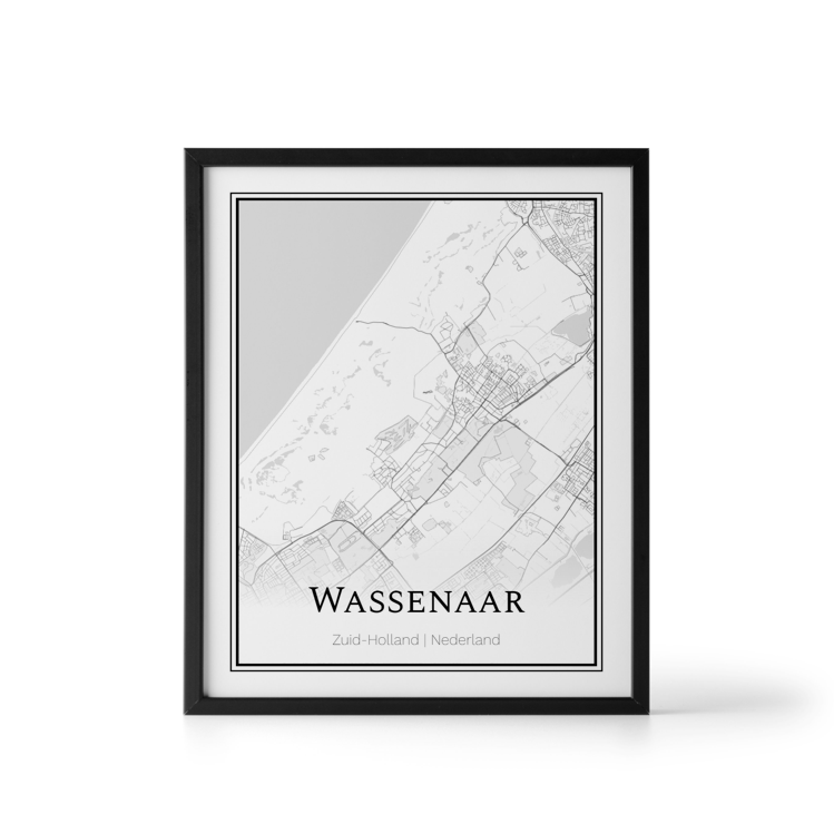 Plattegrond Wassenaar poster - Where It Happened