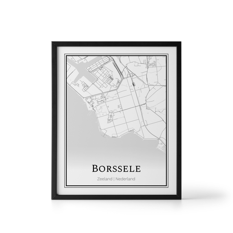 Plattegrond Borssele poster - Where It Happened
