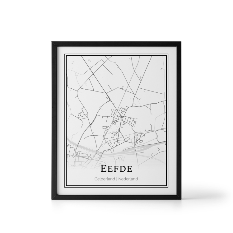 Plattegrond Eefde poster - Where It Happened