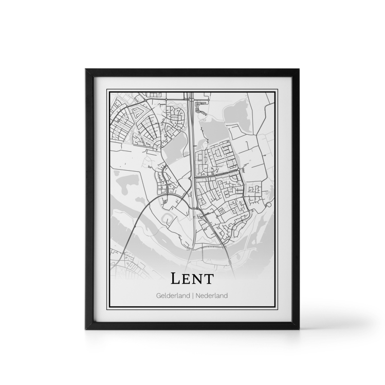 Plattegrond Lent poster - Where It Happened